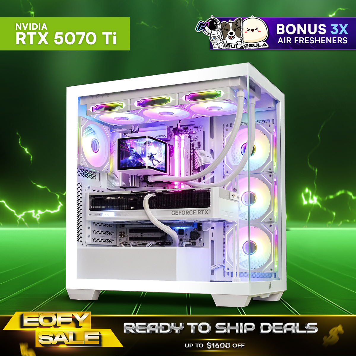 CYBER KNIGHT: RYZEN 7 7800X3D | RTX 5070 Ti – Nebula PC