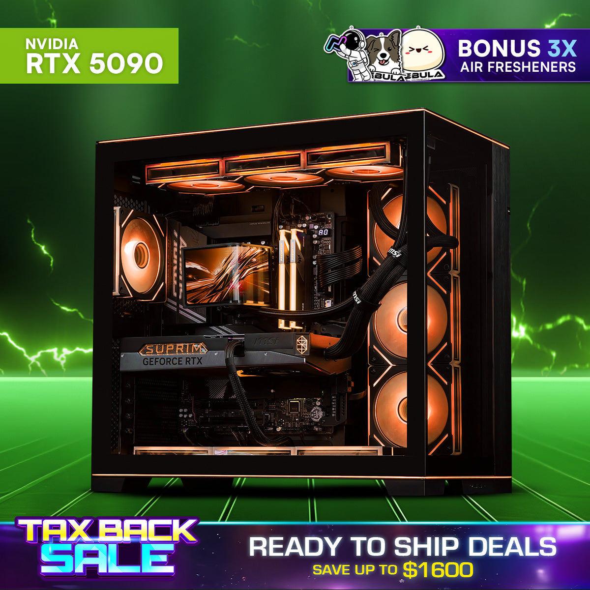 INFERNAL: RYZEN 9 9950X3D | RTX 5090 – Nebula PC